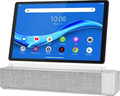 Best Buy Lenovo Smart Tab M10 FHD Plus With Amazon Alexa 10 3 Tablet 128GB ZA6M0007US