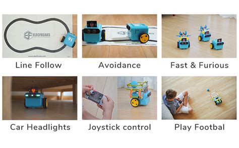 Elecfreaks Microbit Tpbot Car Kit Without Microbit Board