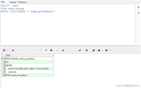 oracle查看存储过程内容 oracle查看存储过程内容sql csdn博客