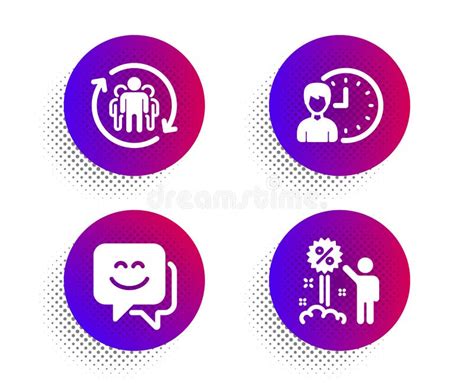 24 Hours Teamwork Chart And Recovery Data Line Icons For Web App