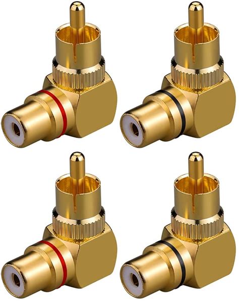 Gold Plated Av Audio Splitter Plug Rca Adapter 1 M Grandado