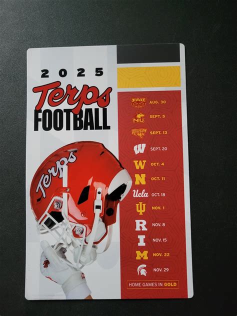 2025 Maryland Terrapins Schedule 🏈 Cool College Football Sked ‼️ New