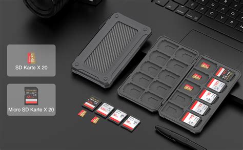 Thelifelicious Sd Card Storage Case For Sdtf Cards Memory Card Case For 20 Sdxc Sdhc And 20 Tf