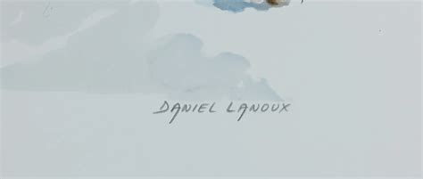 Daniel Lanoux Litho Ferme En Hiver Verkocht Kunstveiling Nl