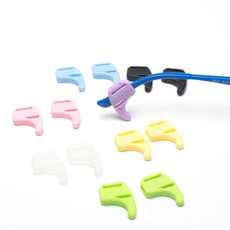 1pair Colorful Silicone Anti Slip Glasses Cover Sports Temple Tips For Reading Glasses