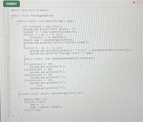 Solved 7 Test Average And Grade Write A Program That Asks