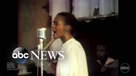 Young Whitney Houston Singing