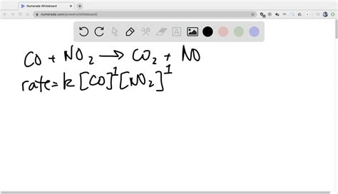 solved data for the following reaction are given in the table below co