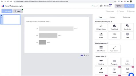 Mentimeter Word Cloud Nube De Conceptos Youtube