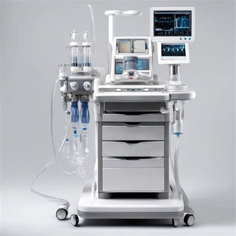 Anesthesia Machine Isolated On White Premium Ai Generated Image Anesthesia Machine Isolated On White Premium Ai Generated Image