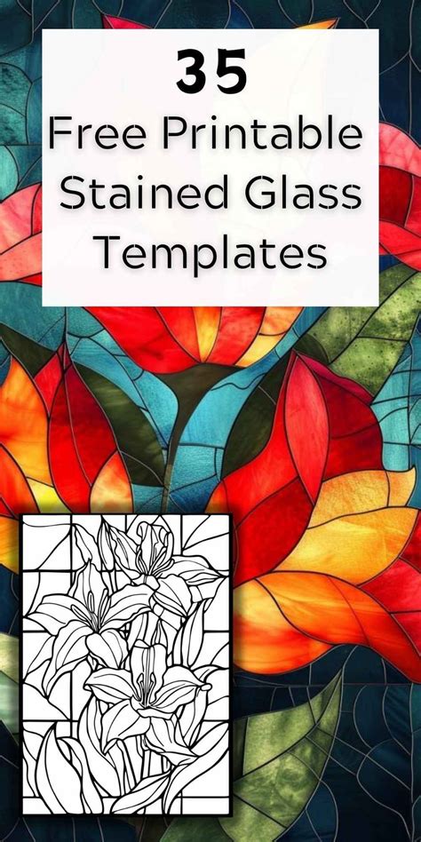 35 Free Printable Stained Glass Patterns Stained Glass Patterns