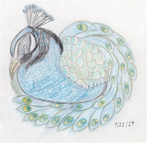 The Sleeping Peacock By Nostalgialover808 On Deviantart