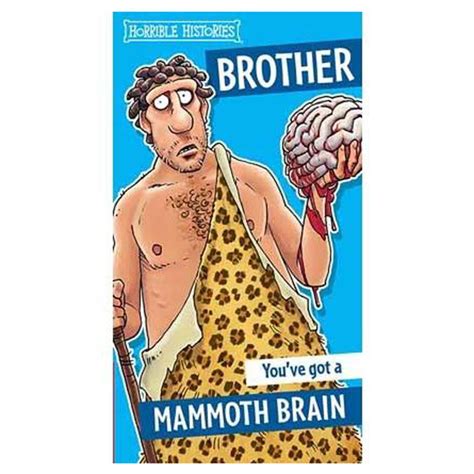 Brother Horrible Histories Birthday Card Hh002 Character Brands
