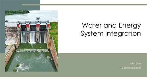 Water And Energy System Integration Ppt Slides Acp