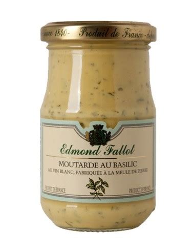 Mostaza De Dijon De Albahaca Edmond Fallot