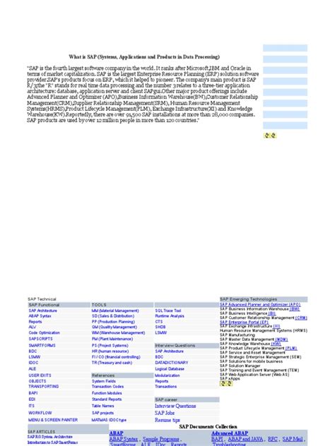 What Is Sap Systems Applications And Products In Data Processing