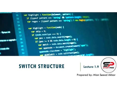 lecture 1 9 switch structure pdf