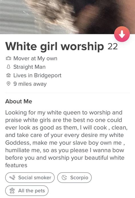 White Girl Worship R Tinder