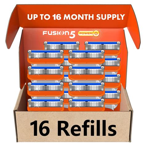 16 Count Razor Blade Shaving Razor Blade Refills For Fusion 5 A More