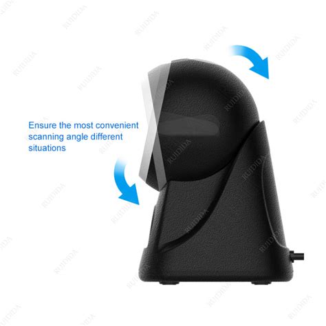Hands Free Desktop Scanner Usb Cmos Automatic Sensing Scan 2d Barcode Omnidirectional Bar Code