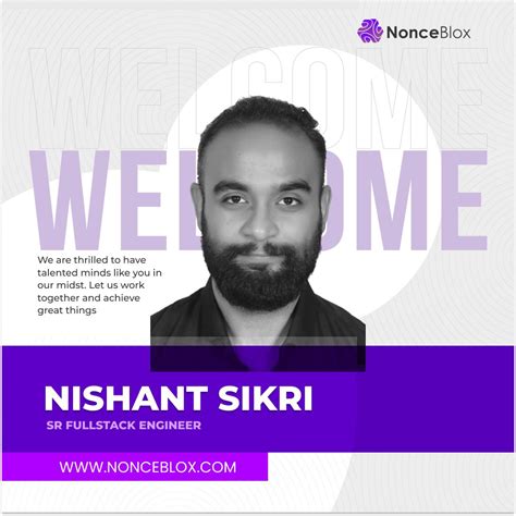 Neha Goel On Linkedin Welcome Aboard Nishant Sikri