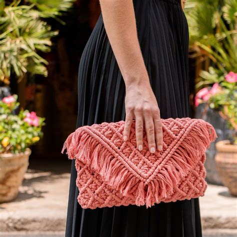 Macrame Clutch Paris Etsy