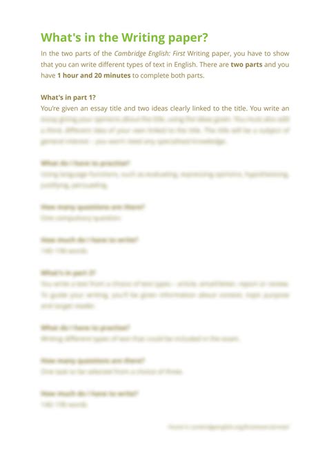 Solution Fce Writing Guide Sample Pdf Studypool