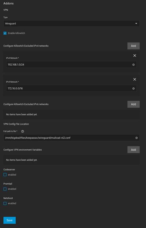 Scale Wireguard Rtruenas