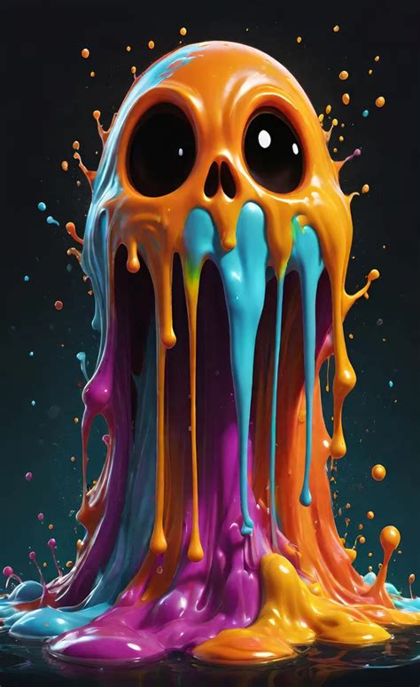 Liquid Ghost Premium Hd Wallpaper Download