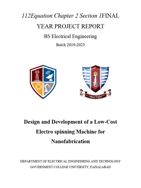 fyp report pdf electric motor numerical control