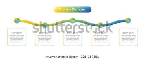 Infographic Label Template Five Step Icons Stock Vector Royalty Free Shutterstock