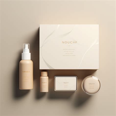 Custom Minimalist Packaging Design For Beauty And Cosmetic Products