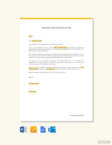 50 Event Proposal Examples To Download