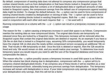 Running Compression On Existing Data For Additional Storage Netapp