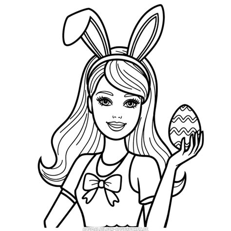 Ausmalbild Oster Barbie Ausmalbilder Ausdrucken