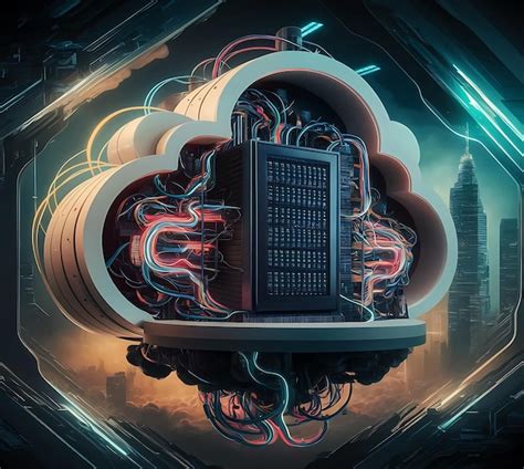 Cloud Systems Technology Premium Ai Generated Image