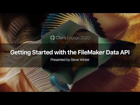 Getting Started With The FileMaker Data API YouTube
