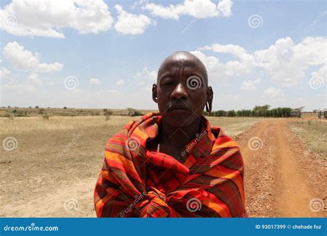 Portrait Of Massai Man Editorial Stock Image Image Of Piercing 93017399