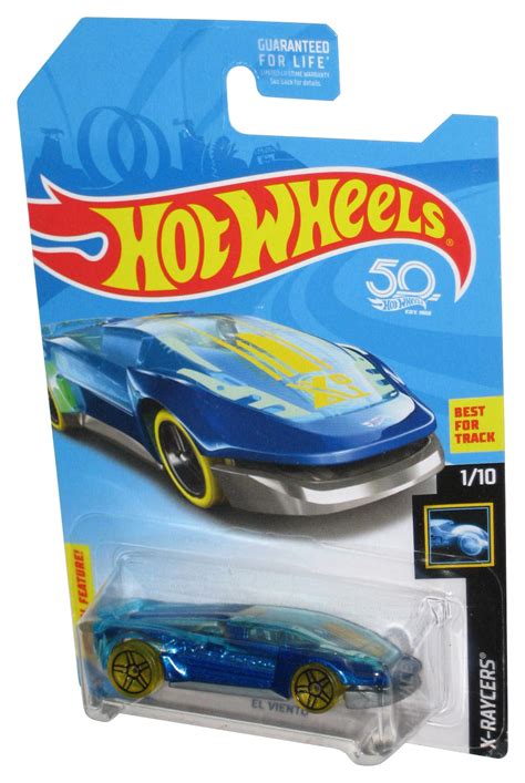 Hot Wheels X Raycers 110 2017 Blue El Viento Toy Car