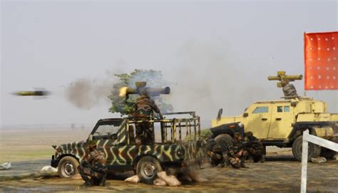 Indian Army Conduct Anti Tank Guided Missile Field Firing Test