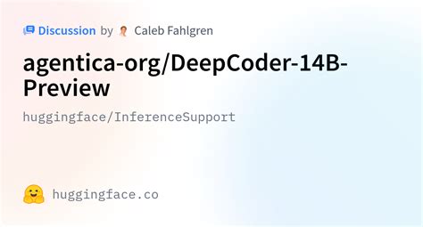 huggingface inferencesupport · agentica org deepcoder 14b preview
