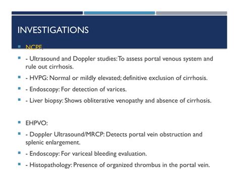 Gastroenterology NCPF Vs EHPVO Presentation Pptx Blood Disorders Diseases And Conditions