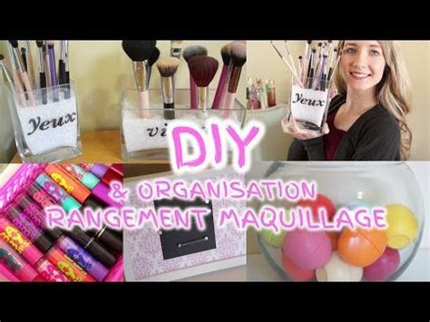 Diy And Organisation Rangement Maquillage Rangement Maquillage Diy Rangements Maquillage
