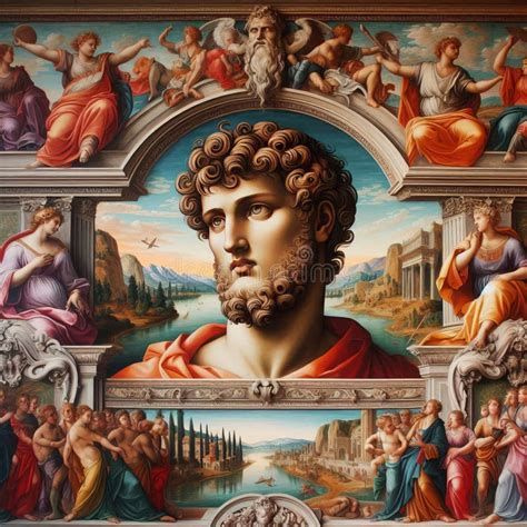 164 91 Renaissance Paint A Paint With Classical Motifs And Idel Stock