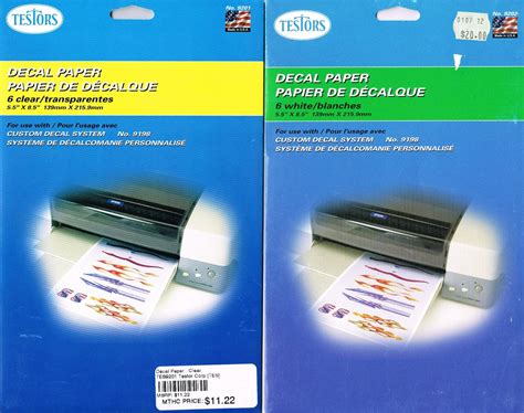 Testors Decal Paper Instructions At Lois Wing Blog