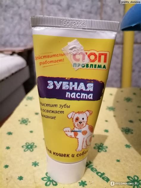Зубная паста "Стоп проблема" для кошек и собак - «Все хорошо» | отзывы