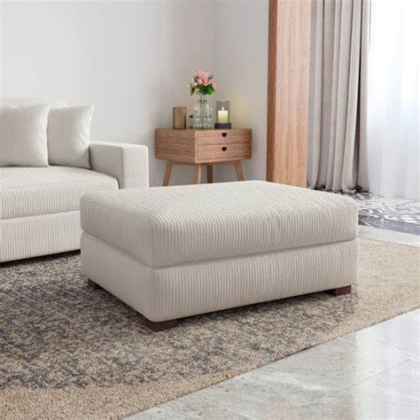Rectangle Ottomans And Poufs Ottoman With Storage And Footstool