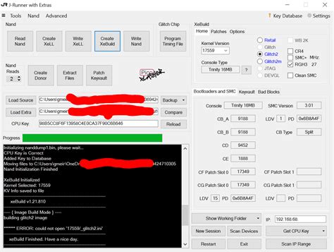 j runner error could not open i r 360hacks