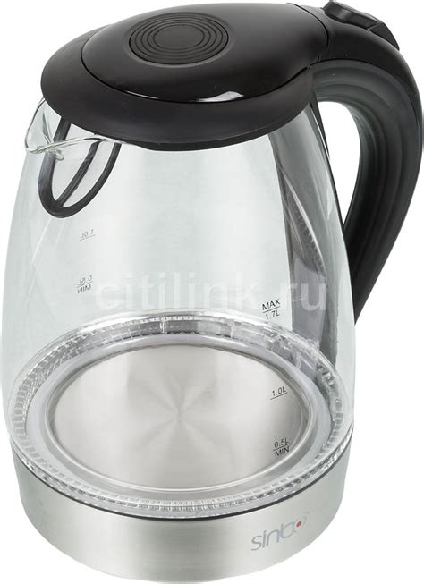 Характеристики Чайник электрический Sinbo SK 7318, 2000Вт, черный ...