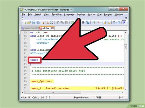 Cómo crear un archivo por lotes batch Pasos
